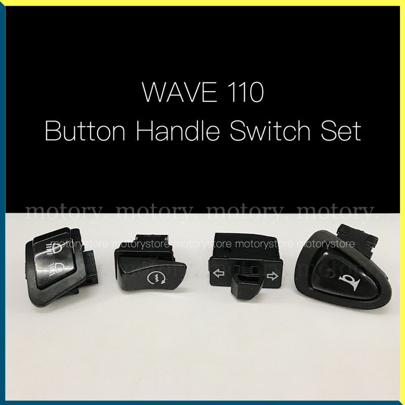 HONDA WAVE110 - BUTTON HANDLE SWITCH SET WAVE 110 W110 | Shopee Malaysia
