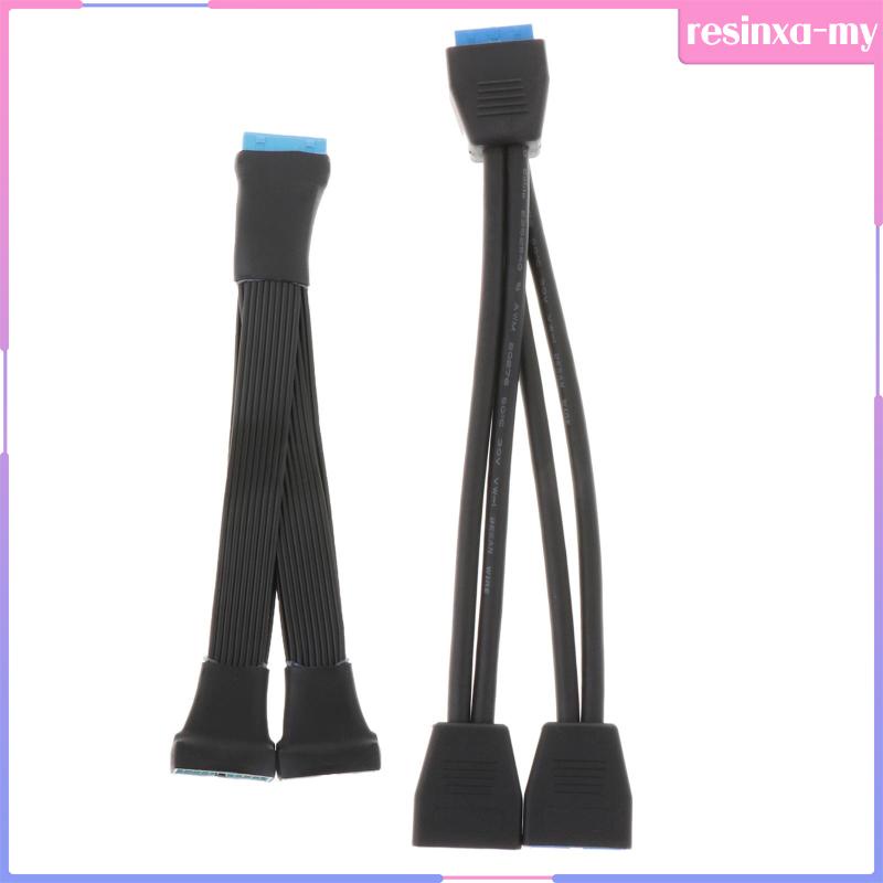 [ResinxaMY] 19 Pin USB Header USB3.0 Motherboard USB Splitter Internal ...