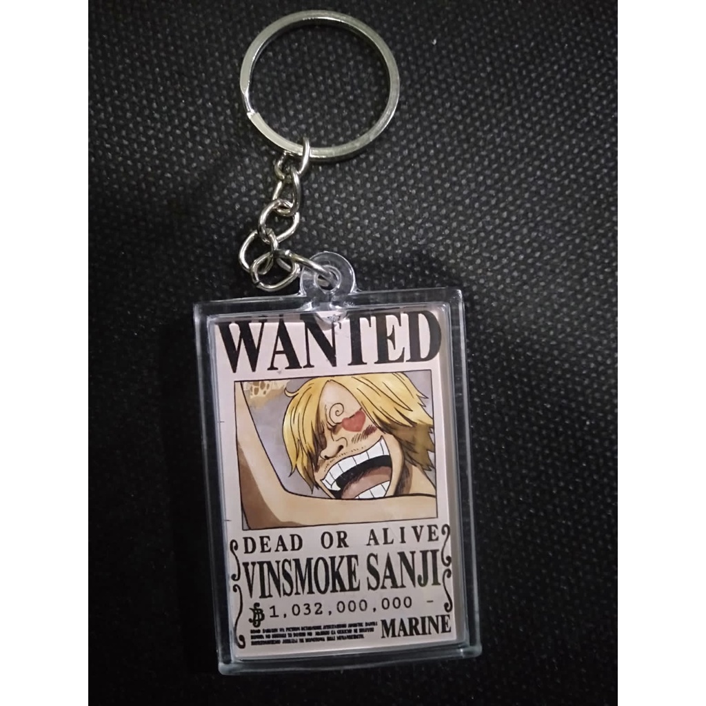 GANTUNGAN Bounty ONE PIECE Anime Keychain/Keychain Luffy, Zoro, Sanji ...