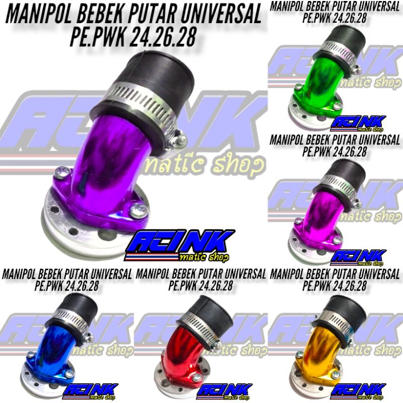 Manipol manifold intake manifold goose neck swivel slanted rx king duck ...