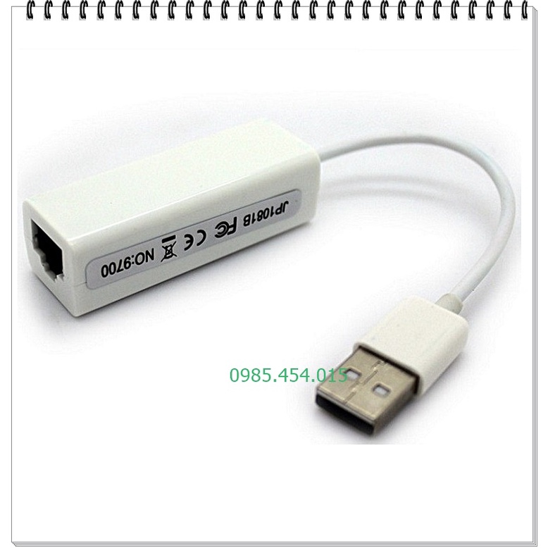 Rj45 lan network signal receiver cable via computer USB port | Shopee ...