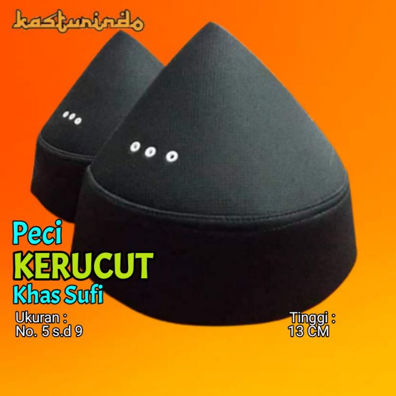 HITAM PUTIH Sufi Cap Songkok Cap Taper Cone Thariqoh Tasawuf Taj ...