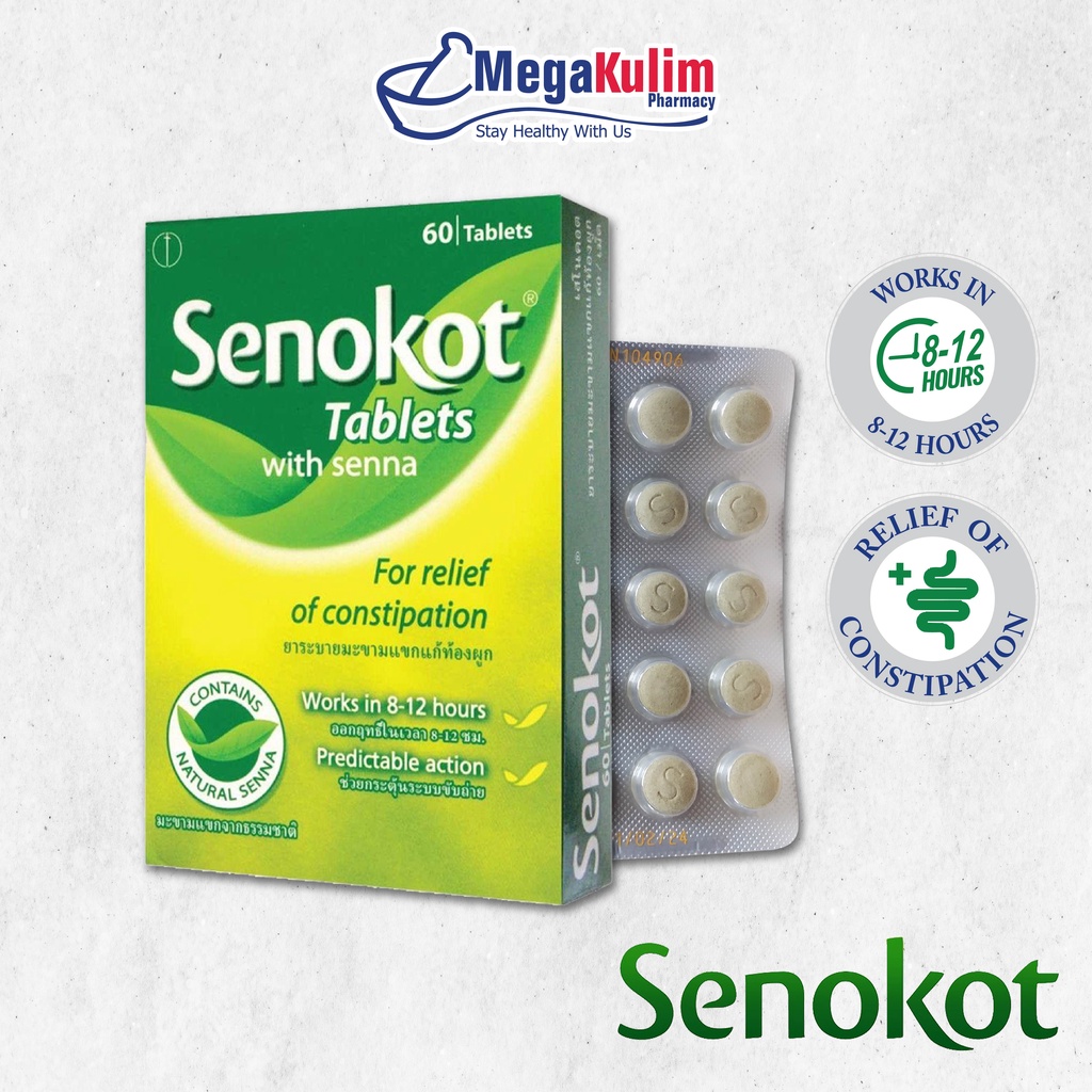 Senokot Tablets With Senna 60’s | Shopee Malaysia