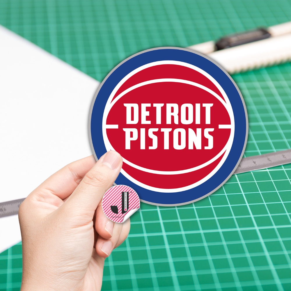 DETROIT PISTONS STICKER | NBA WATERPROOF STICKER | NBA LOGO DESIGN |NBA ...