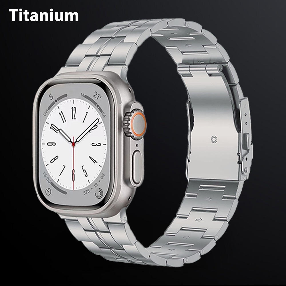 Titanium Band For Smart Watch Ultra 49mm Series 8 7 45mm 41mm Business ...