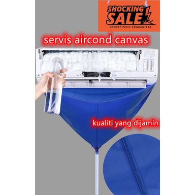 Canvas aircond hanging types service air-conditioner by yourself diy ...