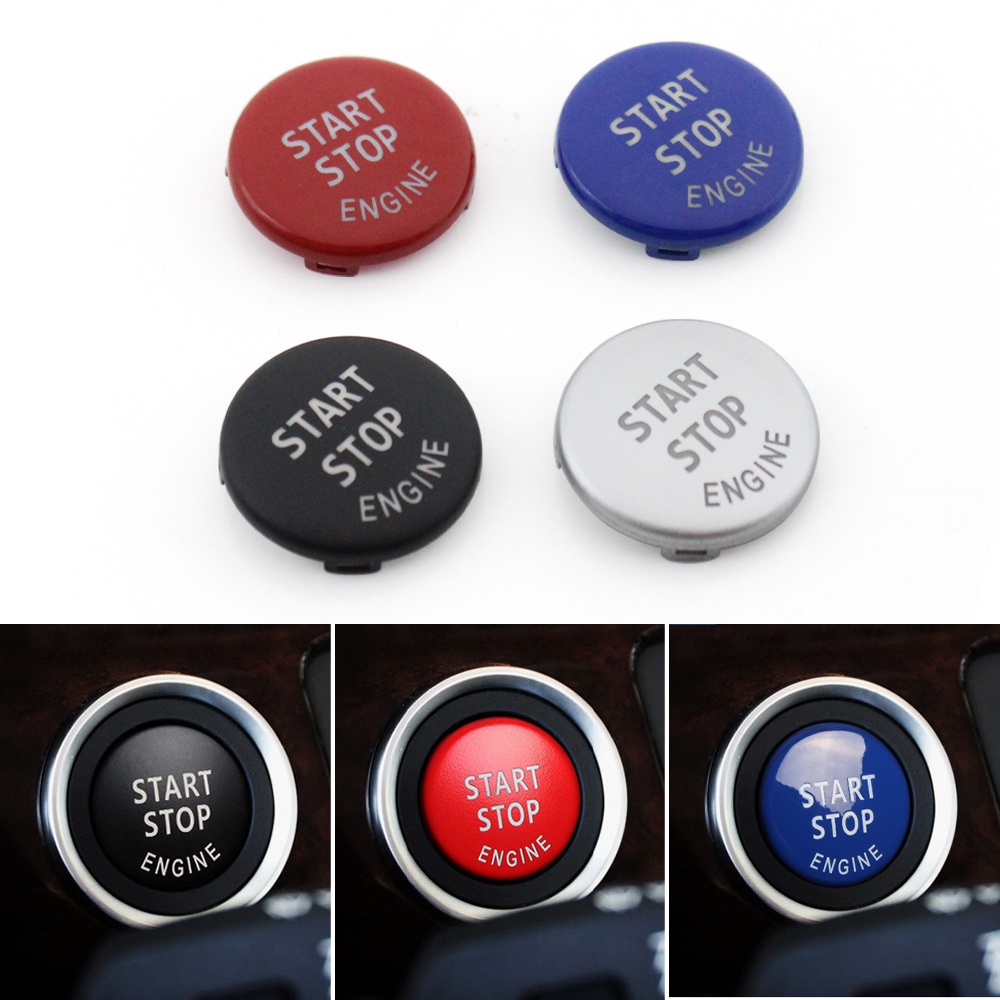 Engine Ignition Start Stop Switch Button Cover Decor For BMW 1 3 5 Series E87 E90 E91 E92 E93 ...