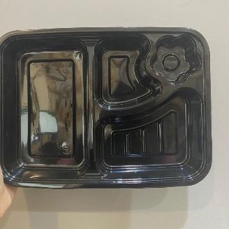 HITAM Best Now Star Bento Box/Mika Bento Bulkhead 4/black 4-piece Bento ...