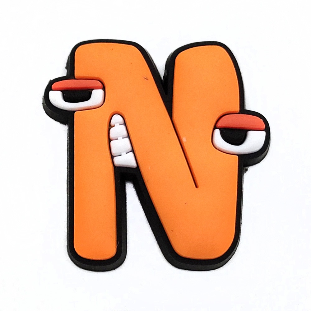 Cartoon Initial Letter jibbits Anime Shoe Charms Alphabet Lore Jibits ...