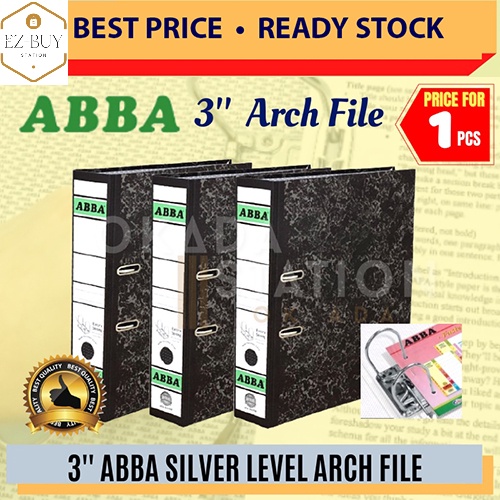 ABBA Lever Arch File / Fail Kulit Keras / Fail Folder / Fail Kertas / 3 ...