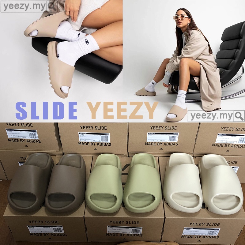 2023 Slides Yezzy Slide Sandal Original Men Women Size 35-46 | Shopee ...