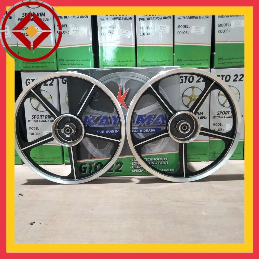 SPORT RIM KAYAMA GTO EX5 SIAP BEARING BUSH 5 BATANG 140X160 GTO22 EX5 ...