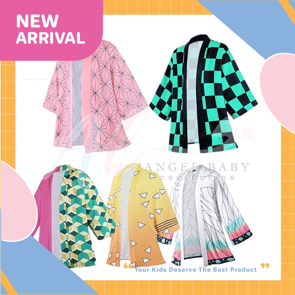 Angel Baby Kids Anime Demon Slayer Kamado Tanjiro Nezuko Cosplay Daily ...