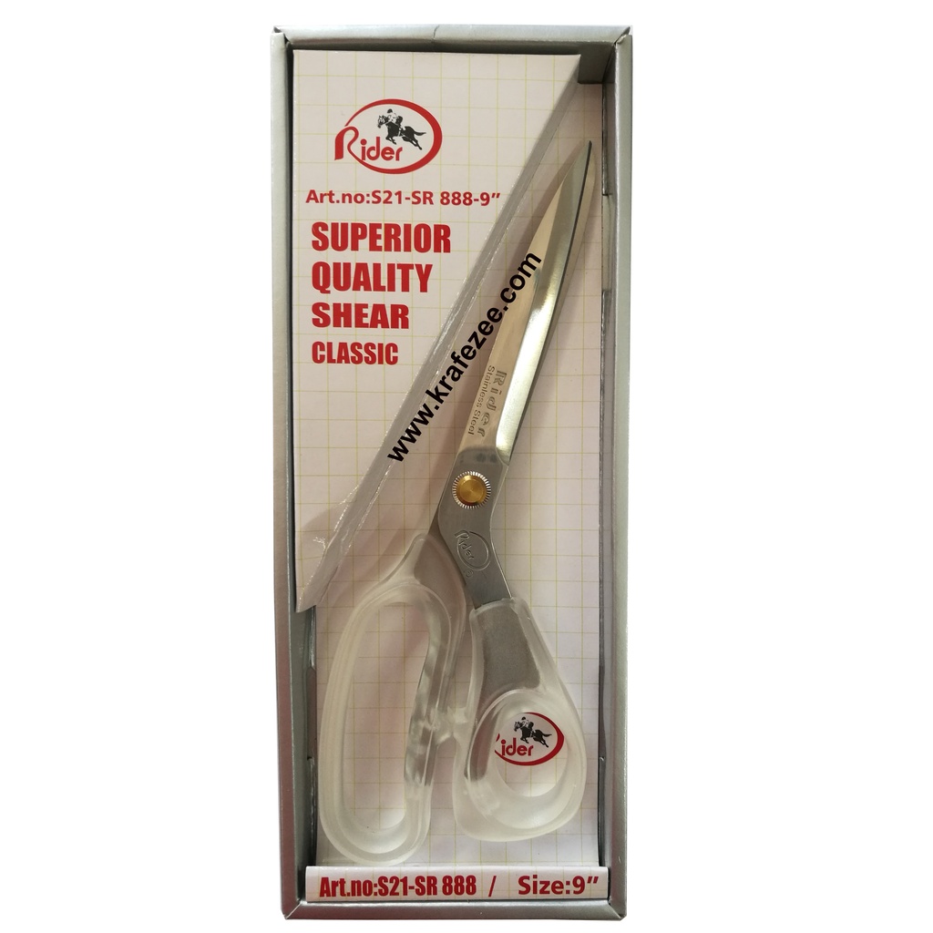 Gunting Kain Kidal (Kiri dan Kanan) 9" Left Handed Rider Tailoring ...