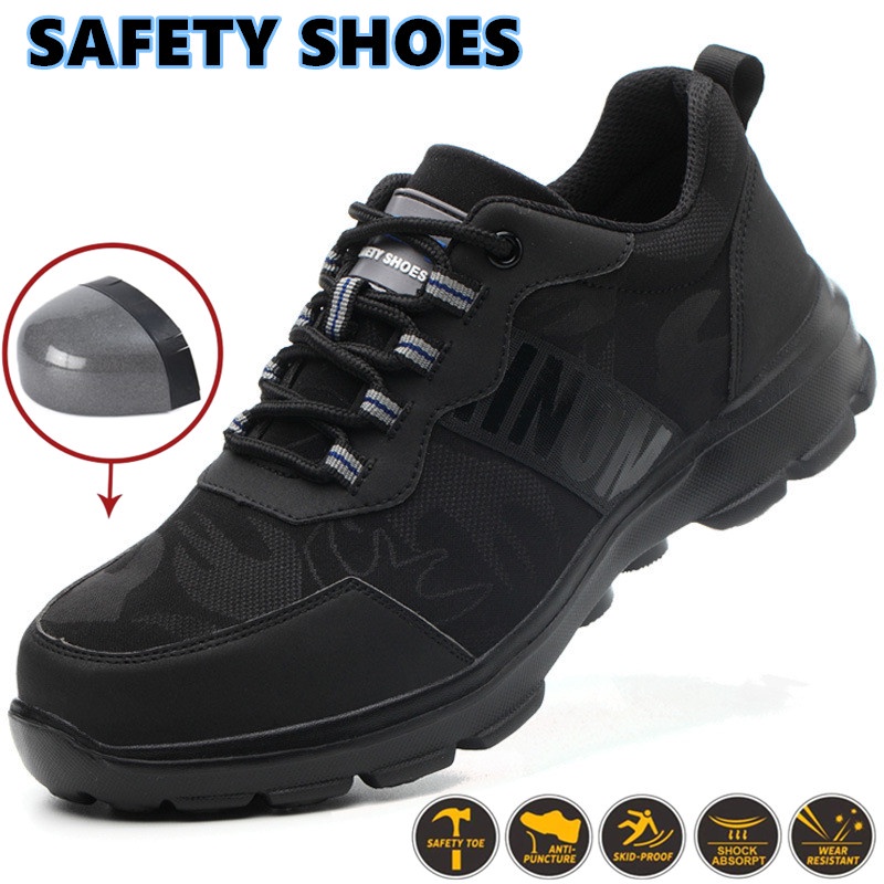 2024 Ultra-Light Safety Boots Steel Toe Safety Shoes Waterproof Safety ...
