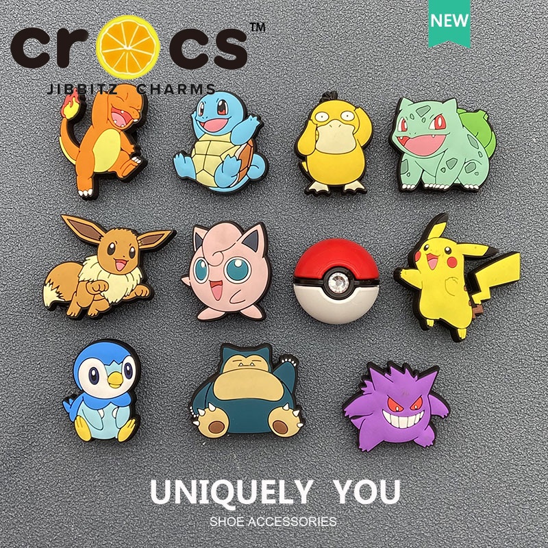 cross jibbitz charms POKEMON DIY shoe accessories Poké Ball jibbitz ...