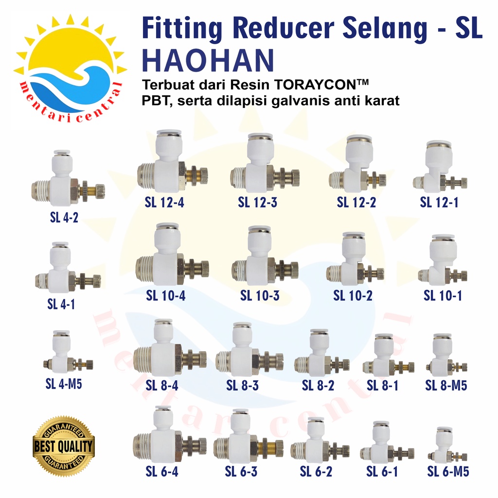 Msl FITTING SL PNEUMATIC SPEED CONTROL | Shopee Malaysia