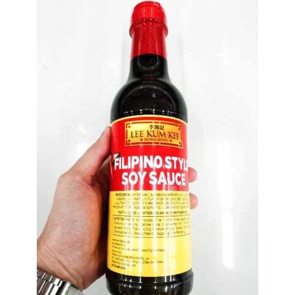 500ml Lee Kum Kee Filipino Style Soy Sauce Naturally Fermented | Shopee ...