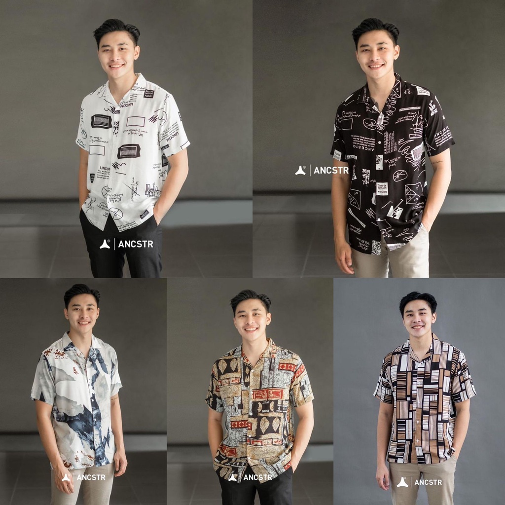 KEMEJA Amarilo Rayon Motif hem Shirt, Men's Distribution, Kw, The ...