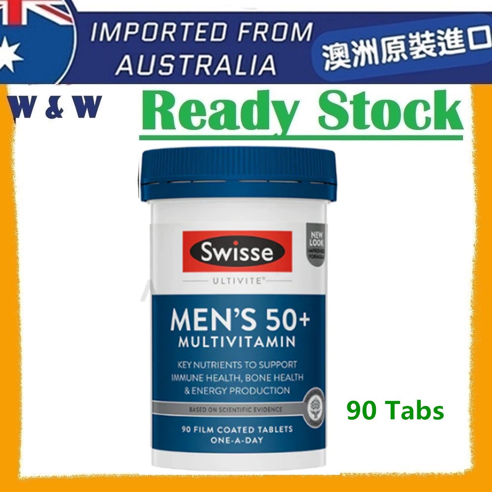 [AUS Import EXP 07/2026] Swisse Men's Ultivite 50+ Multivitamin ( 90 Tablets ) | Shopee Malaysia