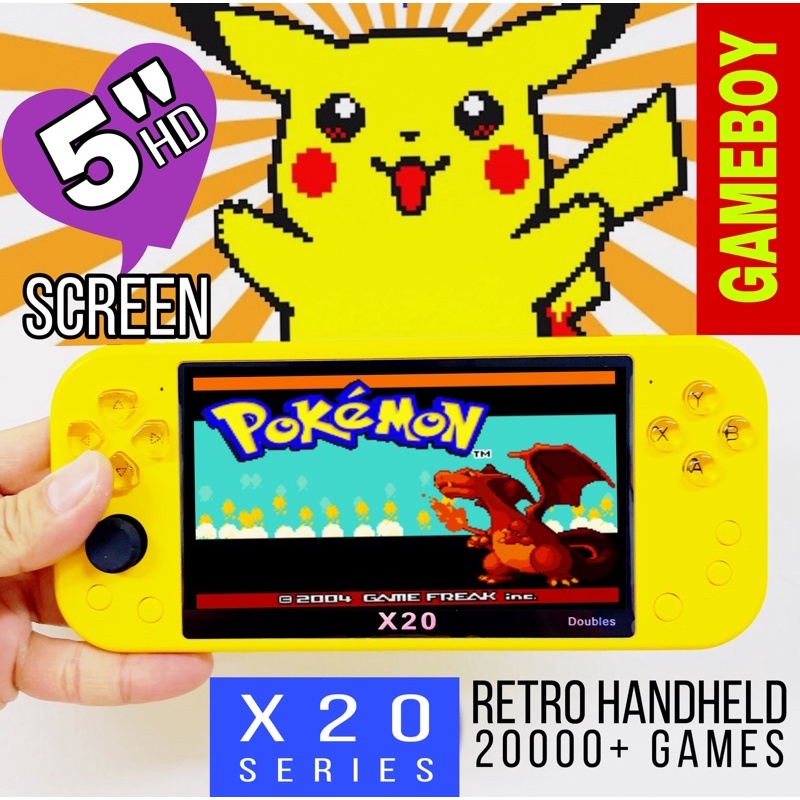 Retro games handheld GBA Gameboy Pokémon game x20 mini series gaming ...
