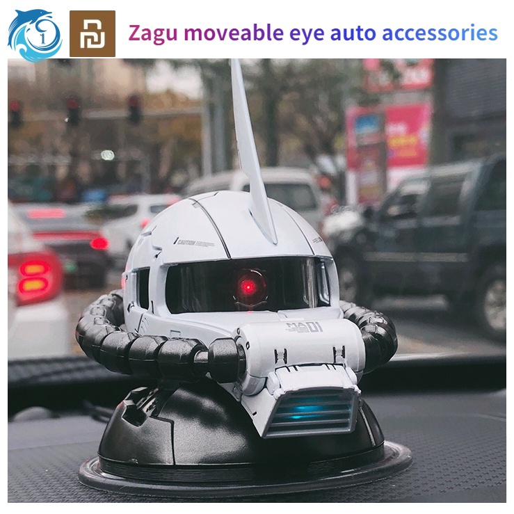 Xiaomi Youpin zagu Gundam Movable Eye Car Ornaments modern Technology ...