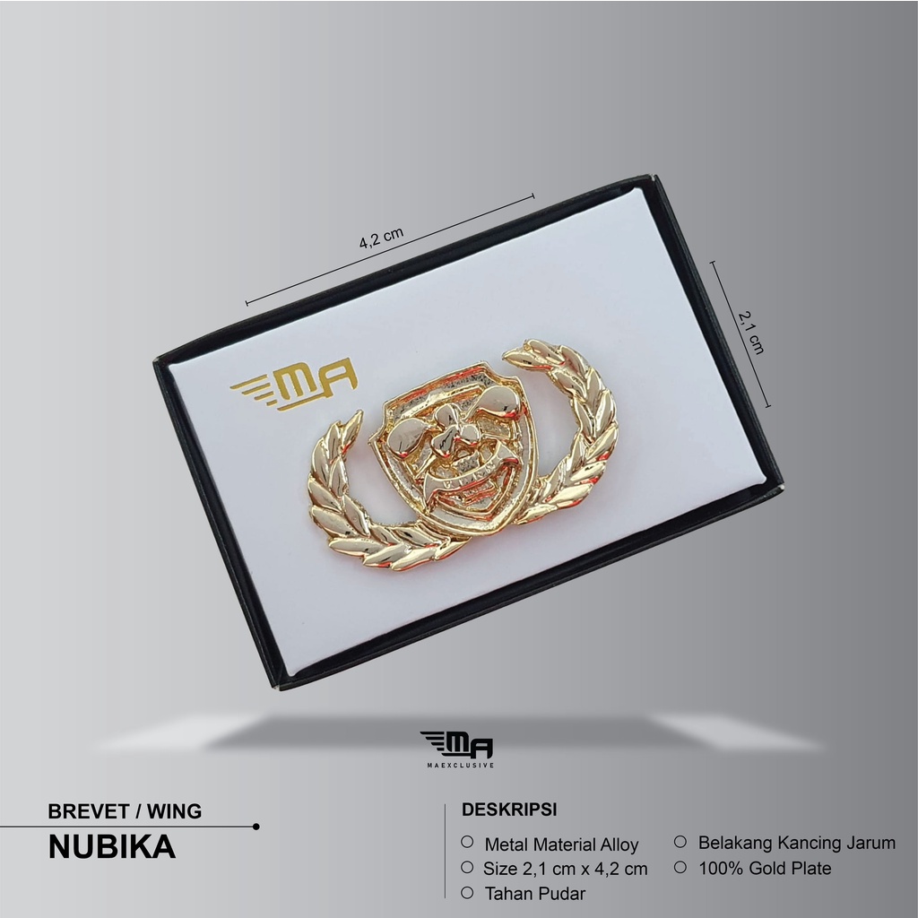 Wing NUBIKA PDH BRIVET BREVET PIN NUBIKA | Shopee Malaysia