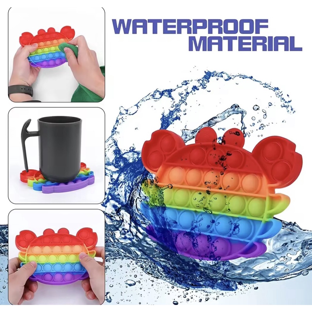 Rainbow bubbles pop it popping ( Random ) - T 1239 | Shopee Malaysia