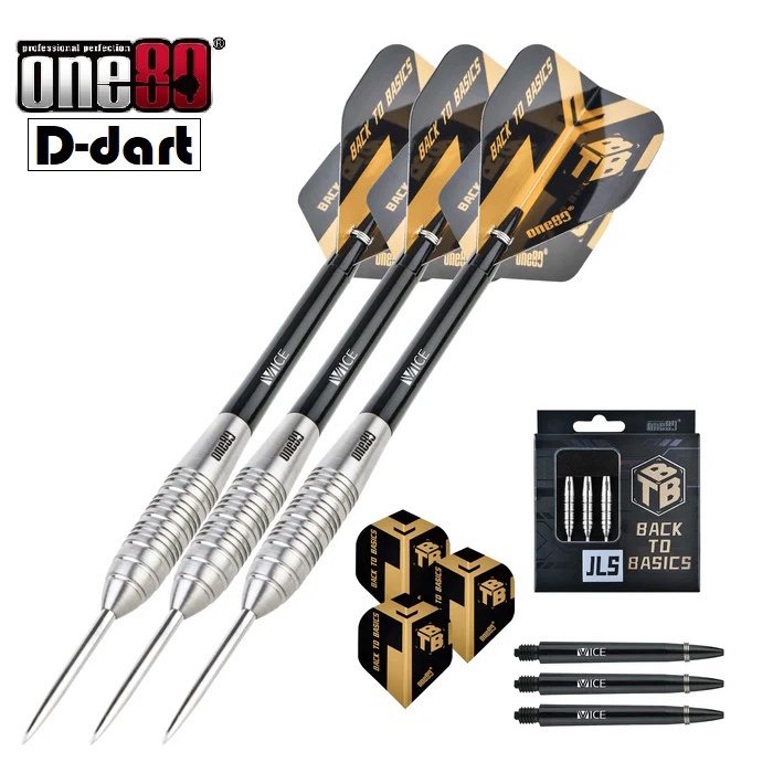 ONE80 STEEL TIP DART - 25G (JLS) BTB BOMBER TYPE 90% VHD TUNGSTEN STEEL ...