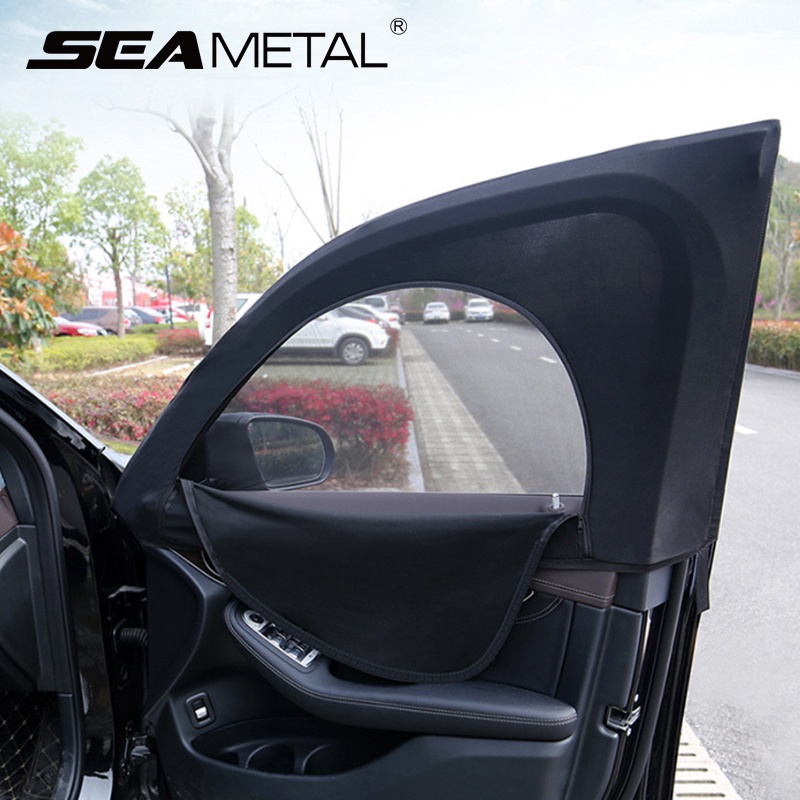 SEAMETAL Car Sunshade Curtain Zipper Anti-mosquito Curtain Car Window ...