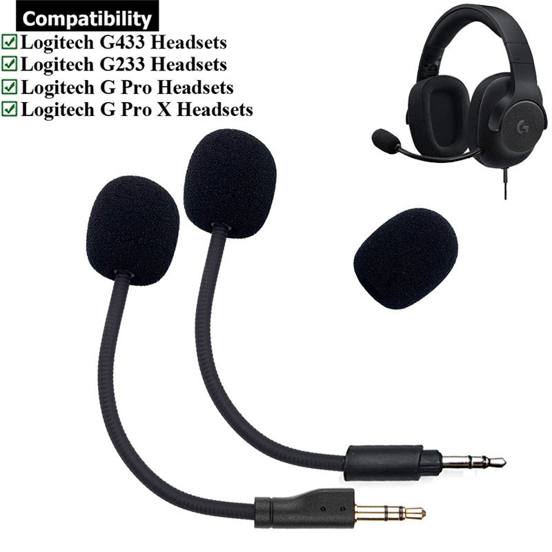 1 Pcs Replacement Game Mic Microphone Cable for Logitech G233 G433 G ...