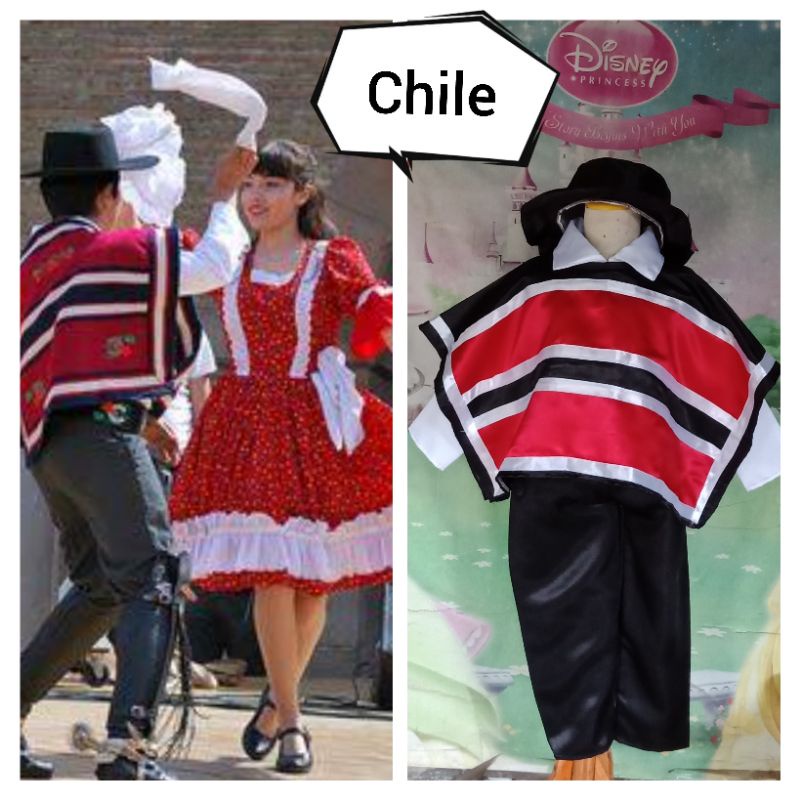 Chile Boy Costume Country Costume | Shopee Malaysia