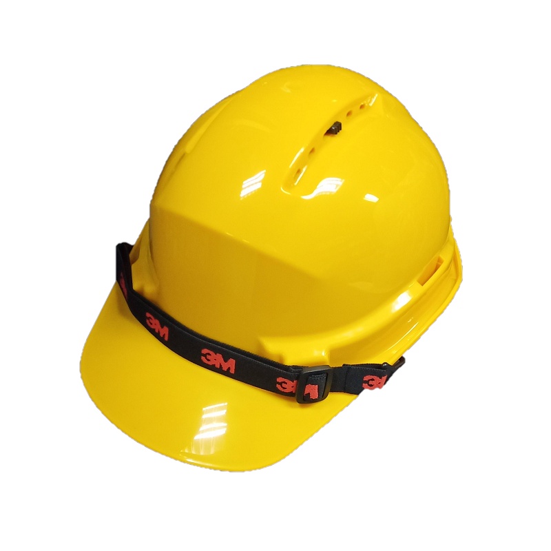 3M Yellow Slide Lock Safety Helmet With Adjustable Ventilation Valve ...