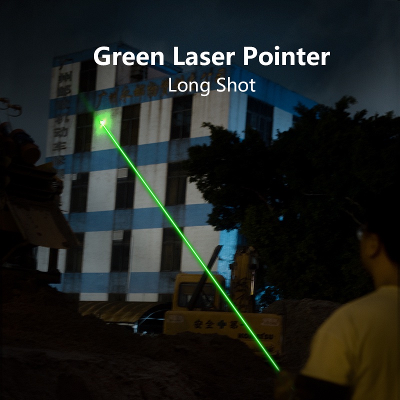 SMILING SHARK Laser Pointer 2in1 Green Red Light Long Shot 1000 Powerful Laser Pointer with Pen ...