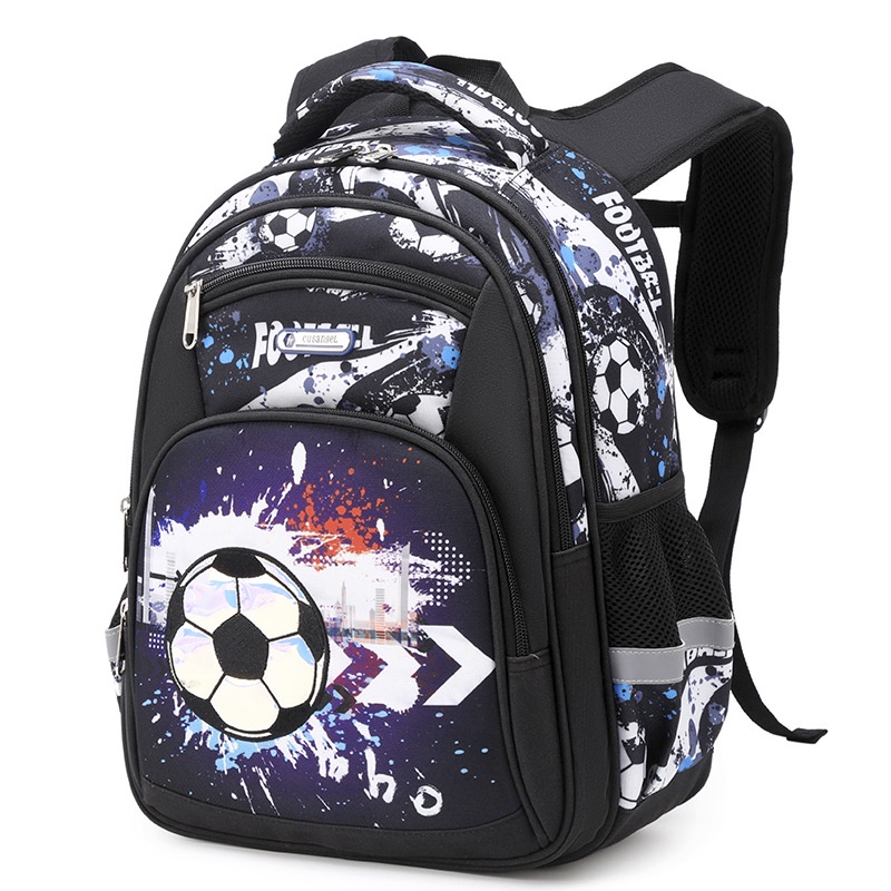 Printing Football backpack for children schoolbag backpack travel ...