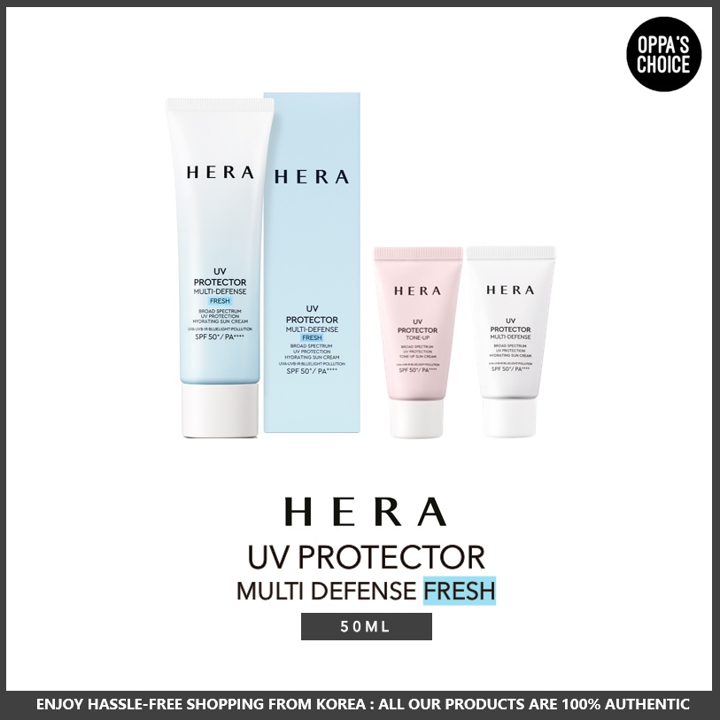 [NEW] HERA UV PROTECTOR MULTI DEFENSE FRESH 50ml (SUNSCREEN) | Shopee ...