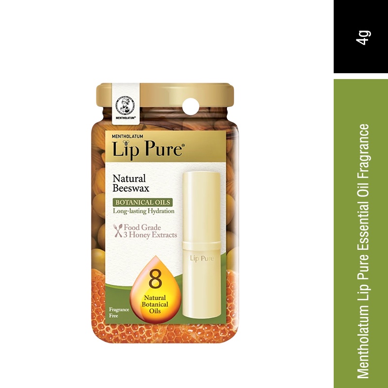Mentholatum Lip Pure Botanical Oil Fragrance Free 4G | Shopee Malaysia