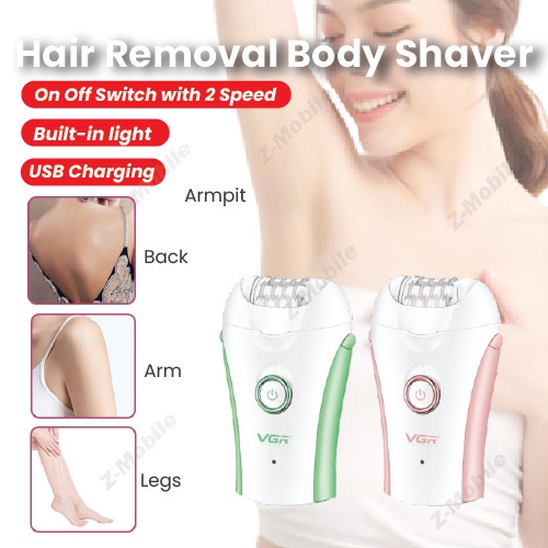 VGR V-705 Women's Shaver Epilator Electric Rechargeable Lady Shaving Trimmer Hair Removal For ...