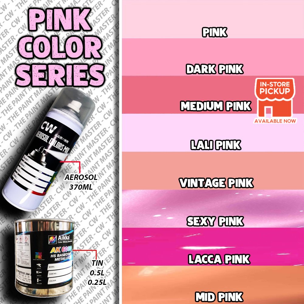 [ PINK Color ] Kaler Pink 2K Bancuh Quality - Solid Vintage Pink / Rose ...