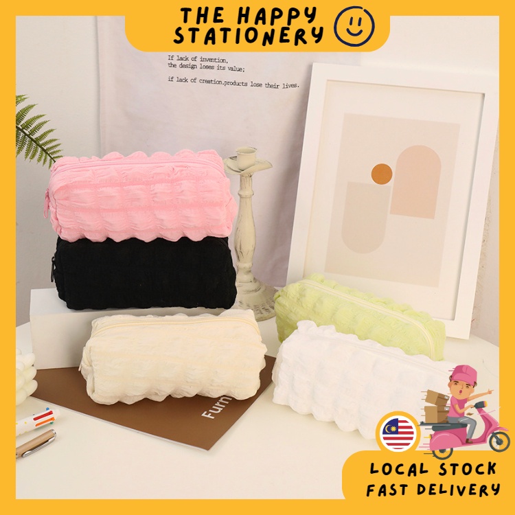 [Ready Stock]2024 Trending Ins Style Cream Puff Pencil Case Large ...