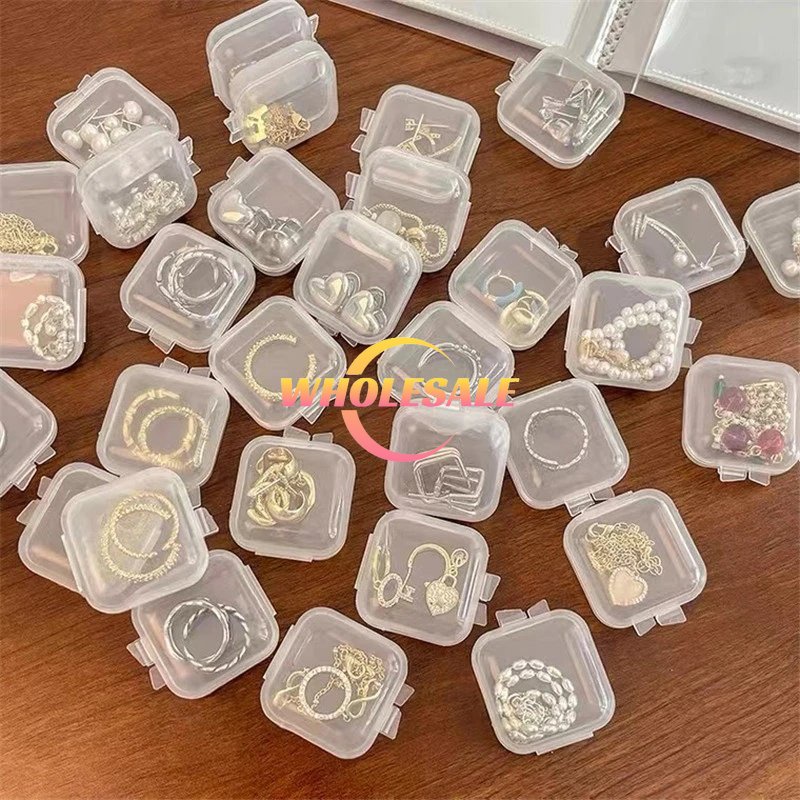 [Wholesale Price] Mini Storage Box Transparent Square Plastic Box for ...
