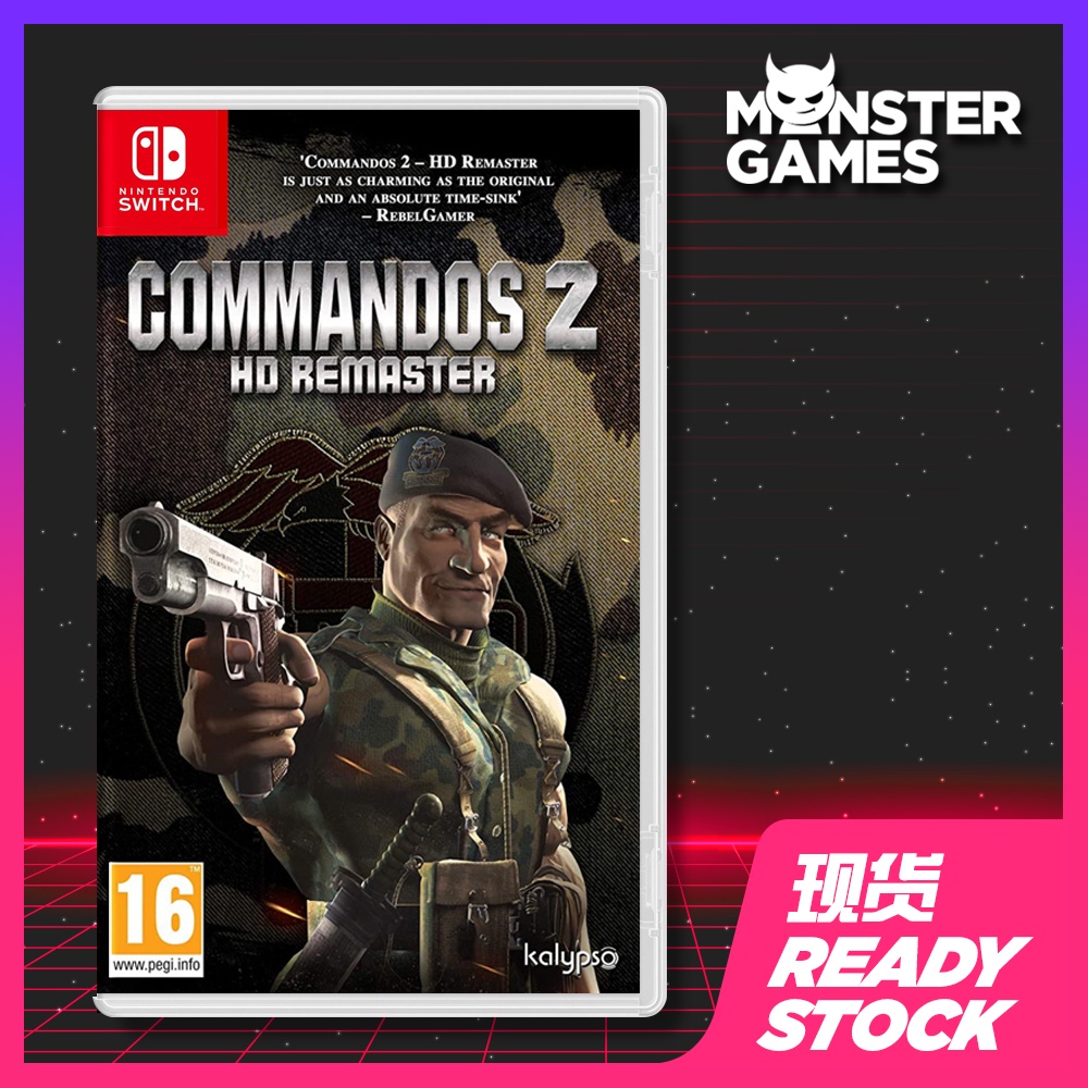 Nintendo Switch NS Commandos 2 - HD Remaster [中文/English] | Shopee Malaysia