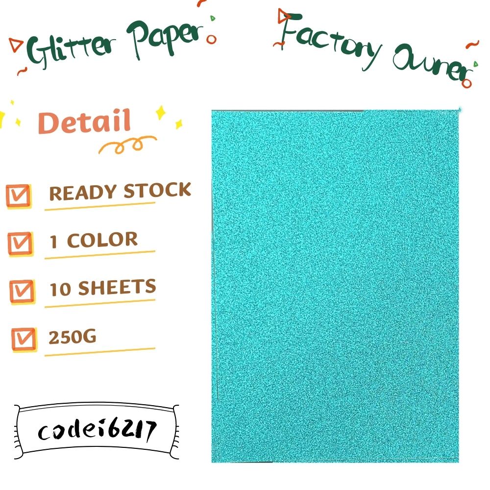 Multi-color 250GSM 305*305mm 12"*12" FSC Glitter Cardstock Glitter ...