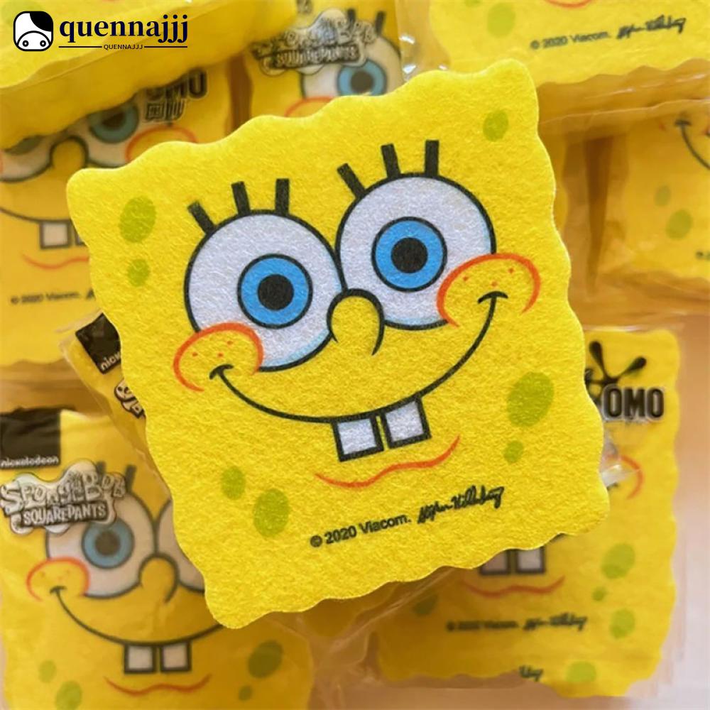 QUENNA Cute Cartoon Dish Wash Sponge SpongeBob Shape Dishwashing Sponge ...