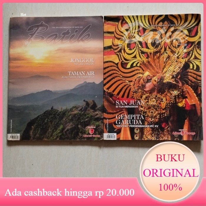 Used Original InFlight Magazine BATIK Magazine Read The Description ...