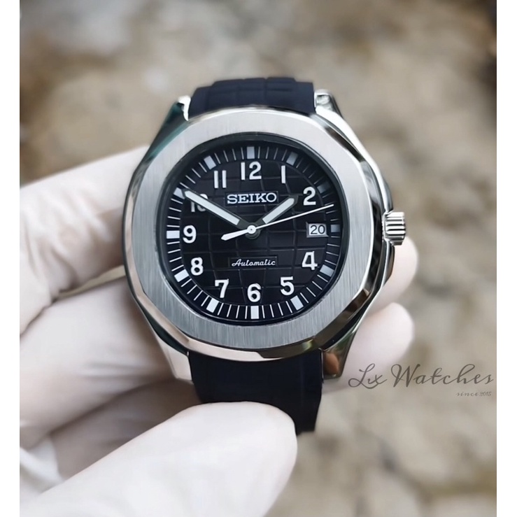 Seiko Mods PP Aquanaut 黑手雷 Seiko modified Seiko custom mechanical watch Automatic watch seiko ...