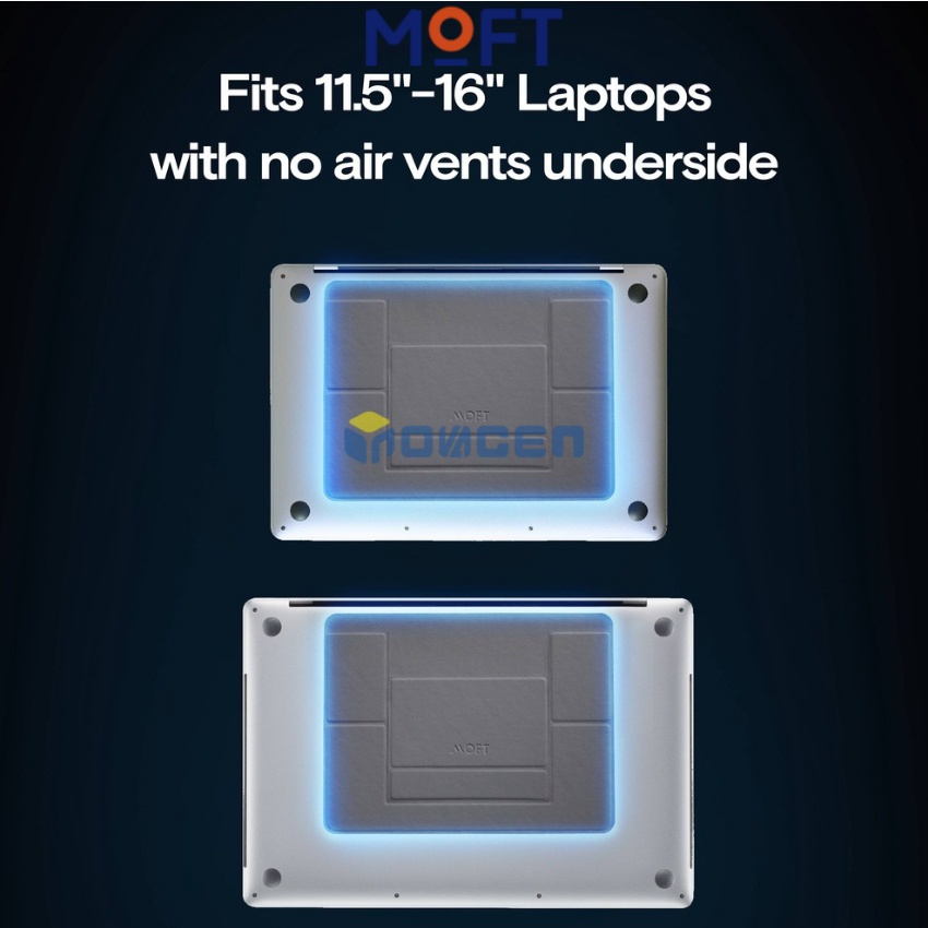 MOFT Built-in Graphene Cooling Plate Laptop Stand with Ventilation Hole ...