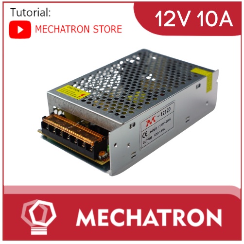 Switching Power Supply 12V 10A PSU LED CCTV 12 Volt Net Adapter ...