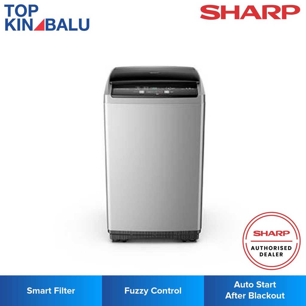 [SABAH ONLY] SHARP 7.5KG ES721X TOP LOAD WASHING MACHINE | Shopee Malaysia