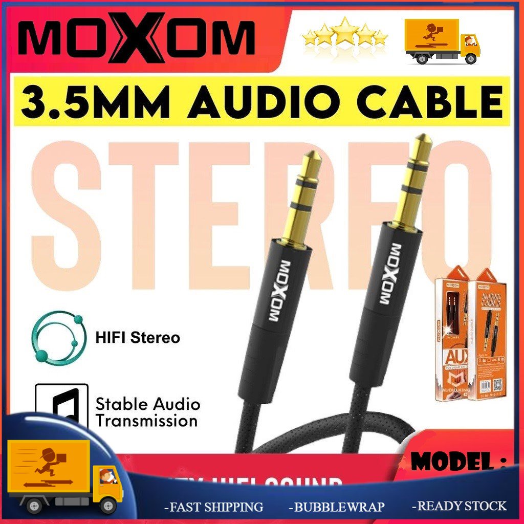 MOXOM Audio Jack Cable Aux Cable 3 5mm Audio Cable Headphone Cable 3 ...
